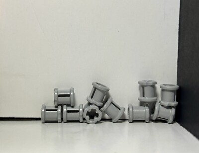 Lego Parts Lot (10) ~ Light Bluish Gray Technic Bush ~ No 18651 | eBay