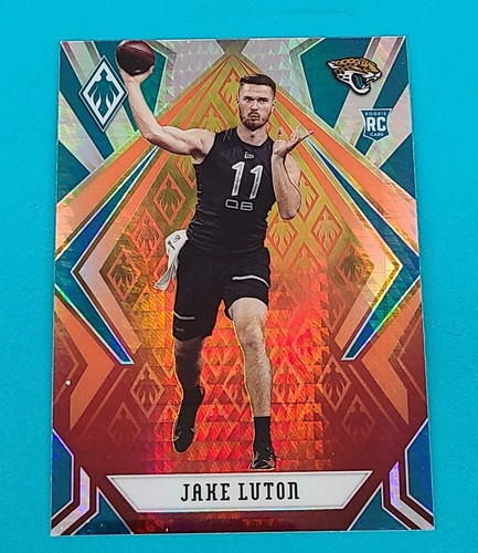 2020 Phoenix Fire Burst #182 Jake Luton Jacksonville Jaguars Football ...
