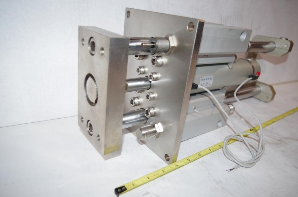 SMC # MGGLF50-200-C73-XC18 PNEUMATIC ACTUATOR LINEAR SLIDE & SENSORS | eBay
