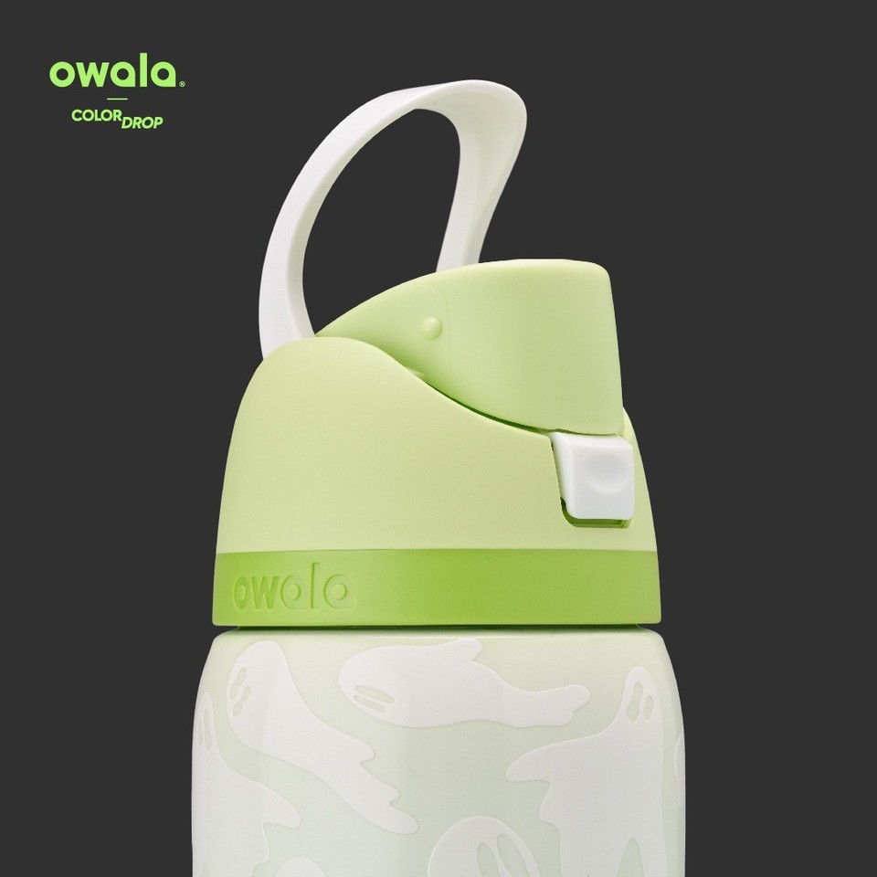 Owala Boo-Ya Glow-in-the-Dark Color Drop 32 oz Freesip Halloween Bottle ...