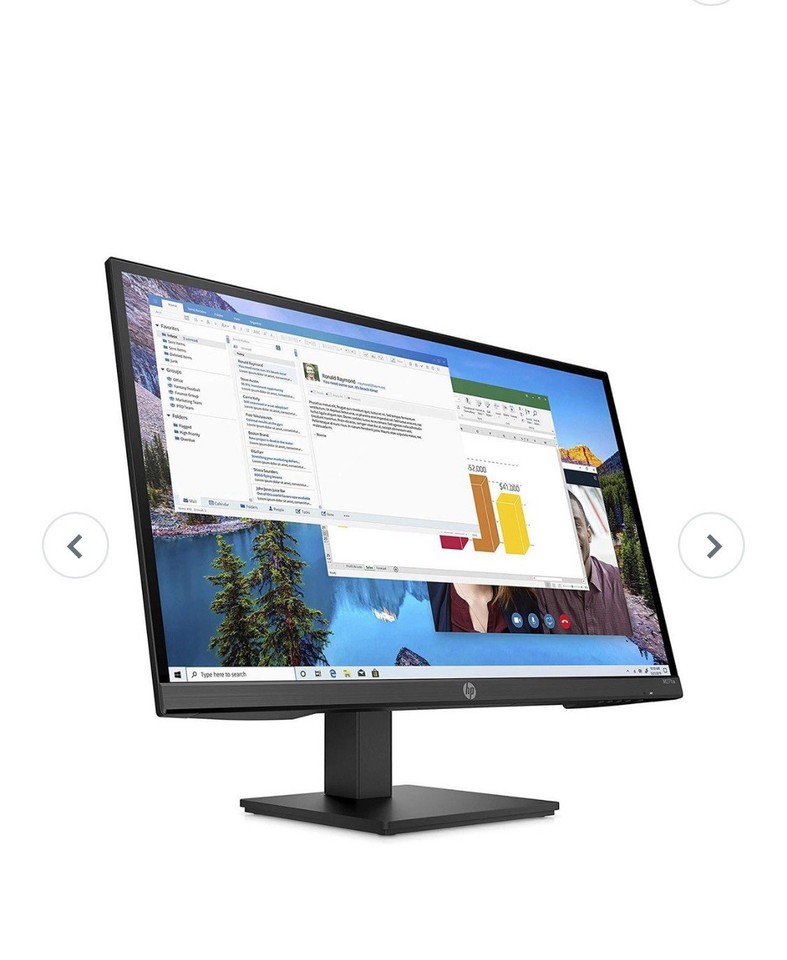 HP P27H G4 27" IPS FHD 60Hz Monitor 5ms Height/Tilt, VGA, HDMI ...