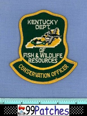 KENTUCKY DNR FISH & WILDLIFE RESOURCES CONSERVATION OFFICER Police ...