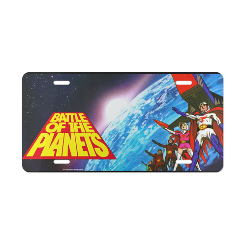 Battle of the Planets Cartoon TV Show License Plate | eBay