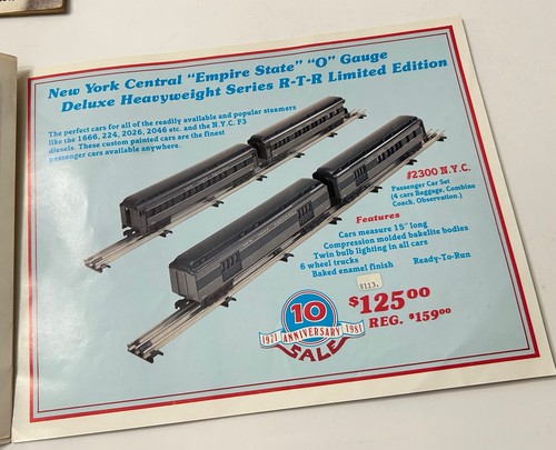 Williams Electric Train Catalogs Lot 1975 - 1981 Vintage Model Railroad | eBay