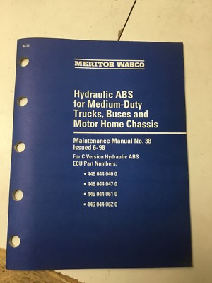 Meritor Wabco Hydraulic ABS for Medium-duty Trucks, Buses And Motor ...