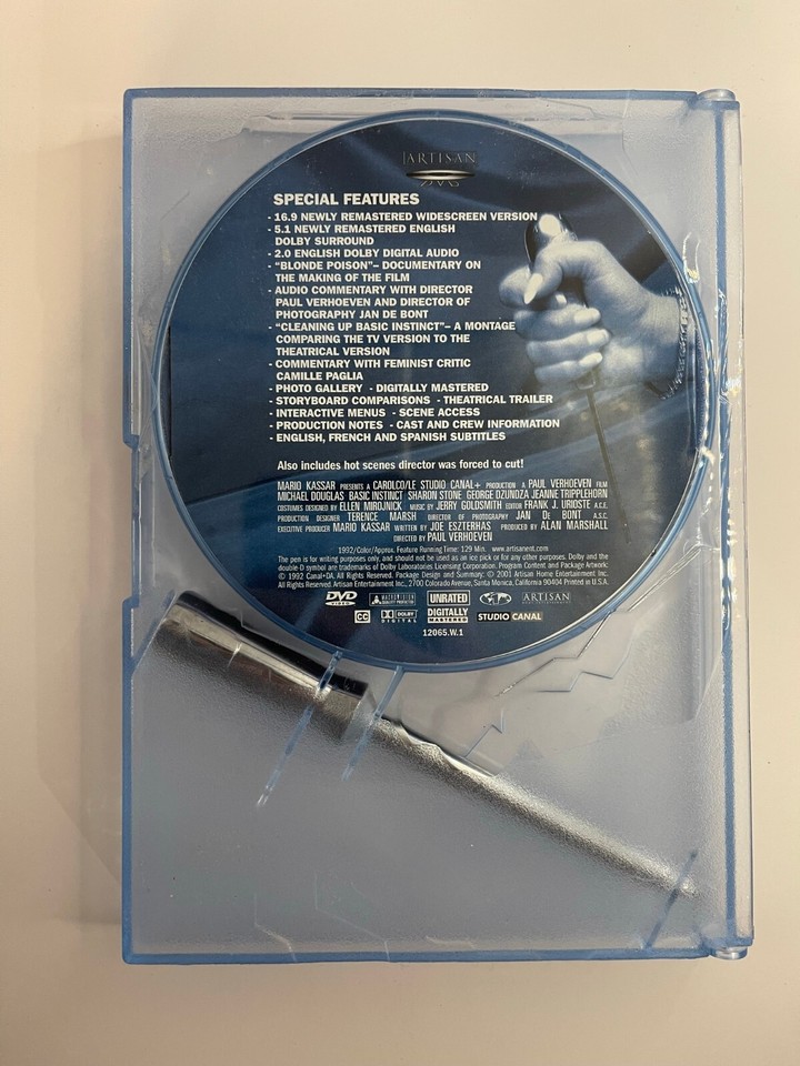 Basic Instinct (DVD, 2003, Special Edition - Rated R) 12236124726 | eBay