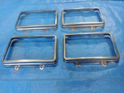 78-87 GM Caprice/C10/Camaro/Impala - OEM 4x6 Stainless Headlight Trim ...