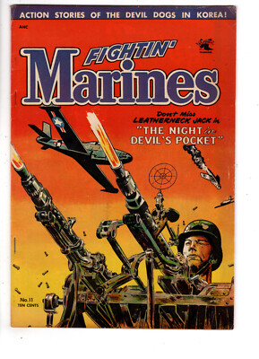 FIGHTIN MARINES #11 (1953) - GRADE 6.0 - GOLDEN AGE CHARLTON COMIC ...