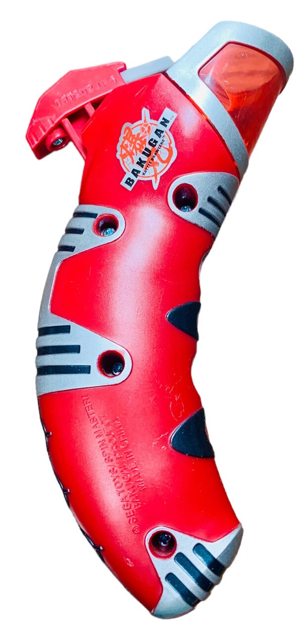 Bakugan Battle Brawlers Spin Master Gray Red Hand Launcher Anime Toy | eBay