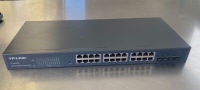 TP-Link TL-SG2424 Rack Mountable 24-Port Ethernet Switch w/ 4 SFP Combo ...