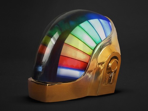 DAFT PUNK – Guy Manuel Helmet With Lights – Includes Gloves and Pendant ...