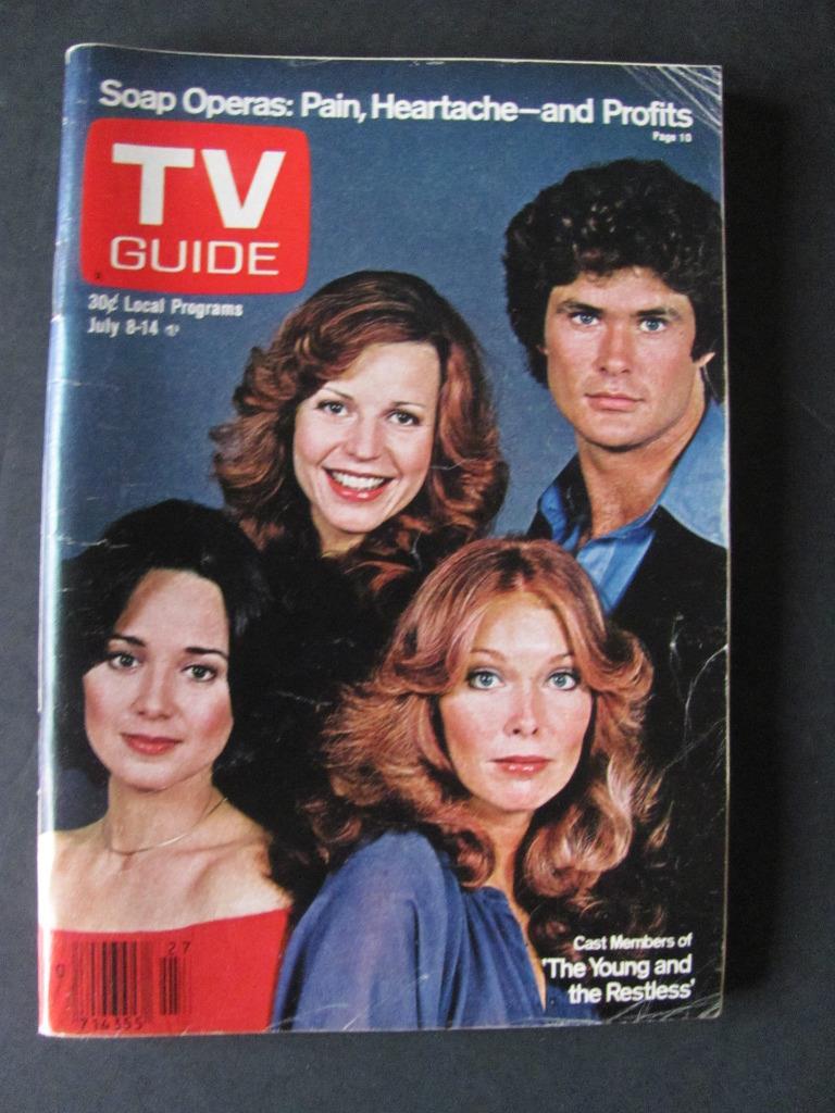Jul 8 - 14 1978 TV Guide 1978 Soap Opera Young & The Restless David ...