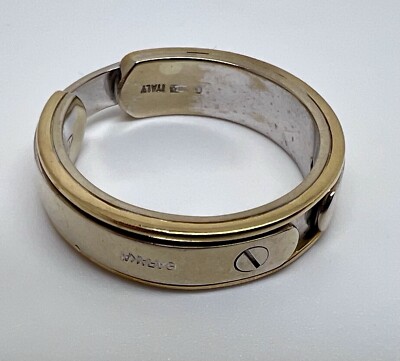 Baraka 18k Gold Band Ring Made In ITALY 10.6 Grams | eBay