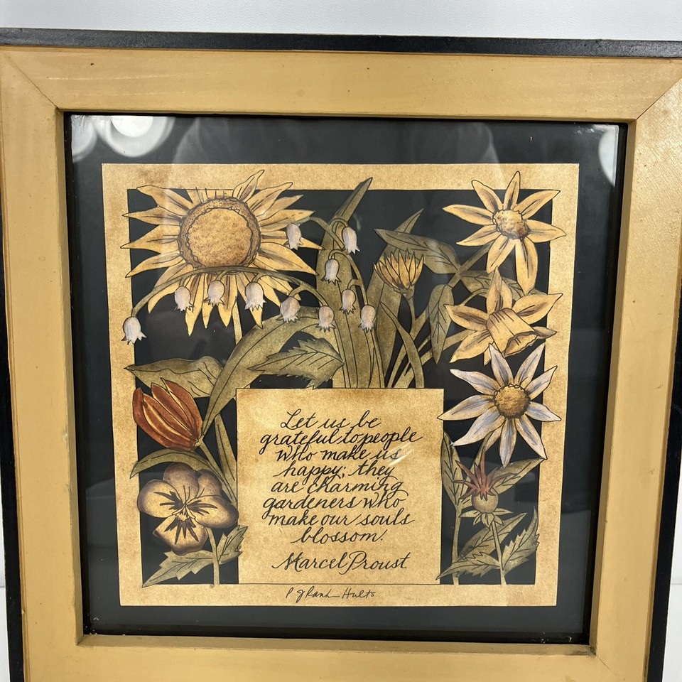 Primitives by Kathy PJ Rankin-Hults Cut Hand Painted 9.5" x 9.5" Folk ...