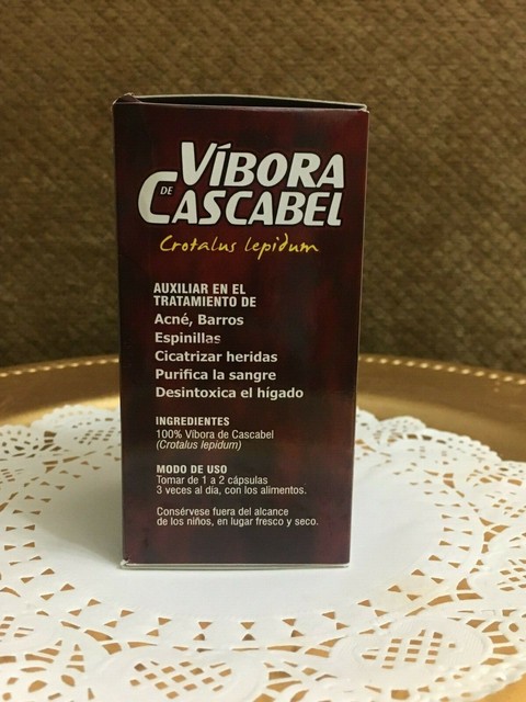Vibora De Cascabel 150 CAPSULAS Rattlesnake 500 MG Capsules for sale ...