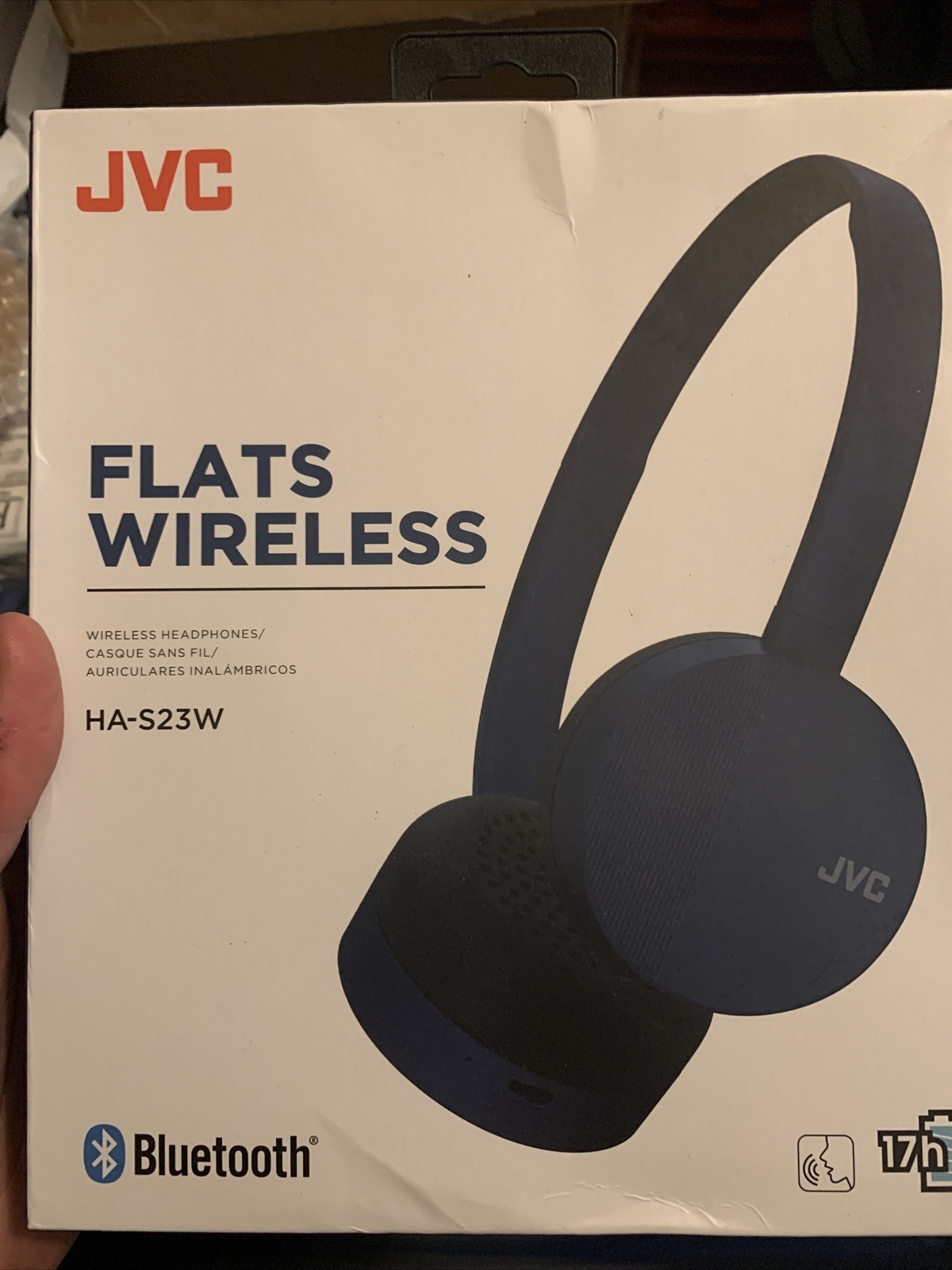 JVC HA-S23W Wireless On Ear Headset - Blue for sale online | eBay