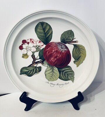 Portmeirion Pomona 10 1/2 Inch Dinner Plate ‘‘HOARY MORNING APPLE” No ...