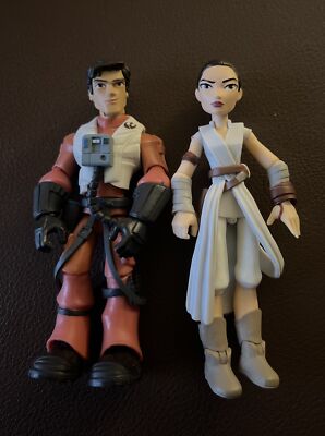 DISNEY STORE STAR WARS TOY BOX ACTION FIGURES PRINCESS Poe Dameron ...