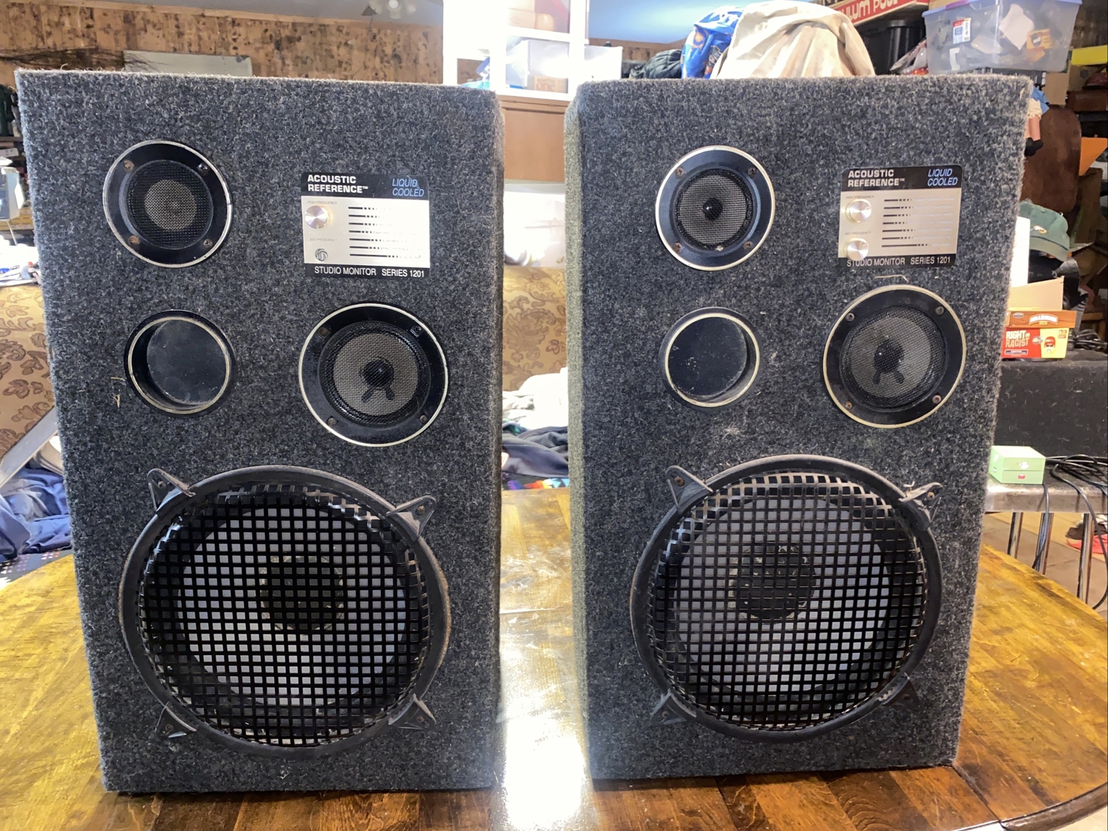 Acoustic Reference liquid cooled studio monitor series 1201 speakers | eBay