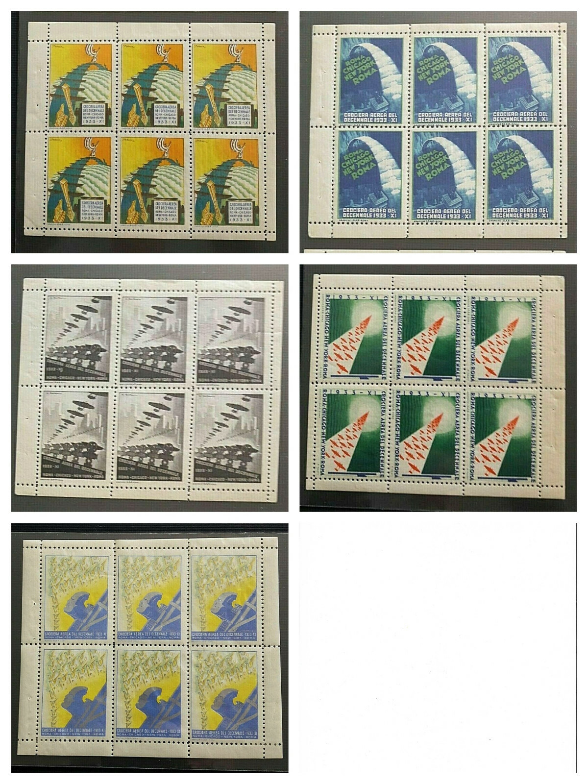 BALBO FLIGHT 1933 THE RARE ORIGINAL COMPLETE BOOKLET | eBay