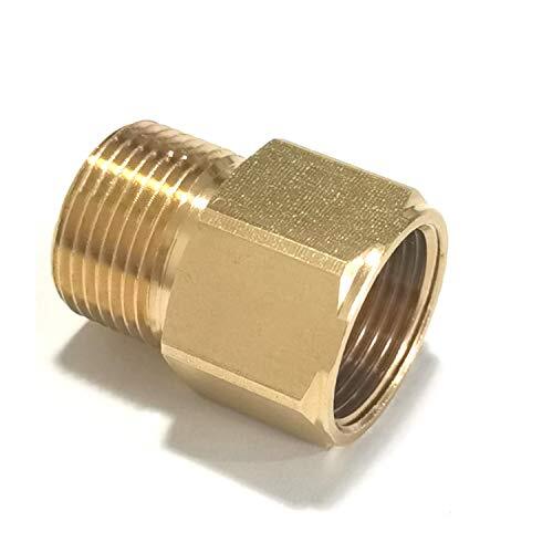 LOVHO Pressure Washer Coupler Adapter M22 15mm Male to M22 14mm Female ...