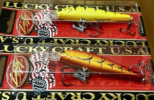 Lucky Craft Pointer 78DD SP Minnow Jerkbait Lures DELTA CRAW/TIGER ...