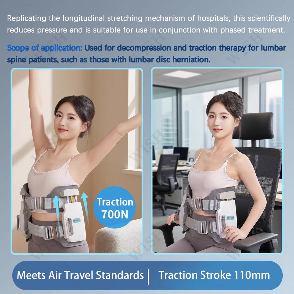 2026 NEW Portable lumbar disc herniation traction device, scoliosis ...