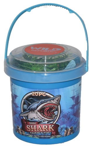 Mini Toy Bucket - Shark - Wild Republic | eBay Australia