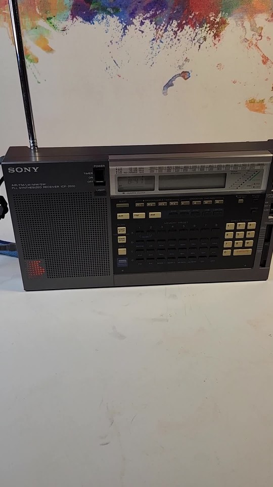 Sony ICF-2010 Shortwave Radio AM FM SSB CW Receiver w/ Manuals Made in ...