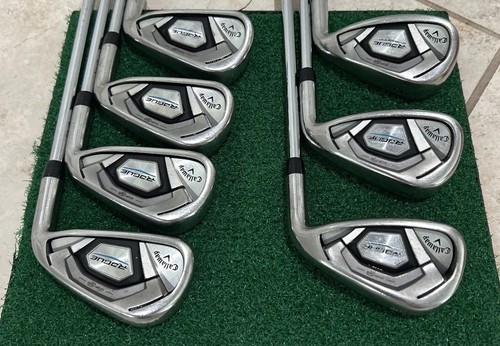 Callaway Rogue CF18 4-PW Iron Set Regular Flex R300 XP Steel Shafts New ...