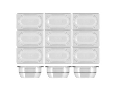 Container H&h Polycarbonate Clear Freezer CMS 17x11 × 6.5 Height | eBay ...