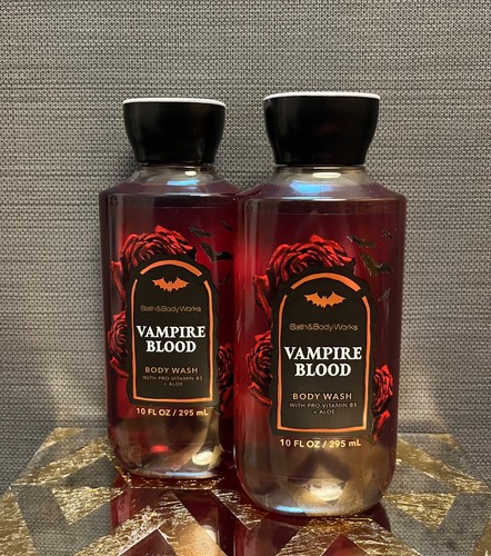 Bath & Body Works Halloween Vampire Blood Set of 2 Body Wash | eBay