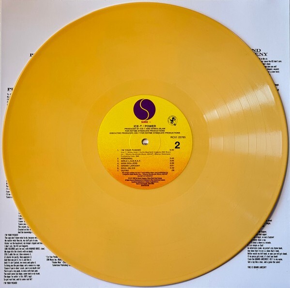 ICE T - POWER 35th Anniversary - LP Ice Cold Gold VINYL NEW ALBUM ...
