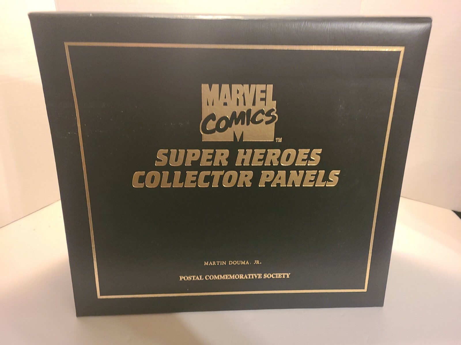 RARE MARVEL BINDER SUPER HEROES COLLECTOR PANEL POSTAL COMMEMORATIVE ...