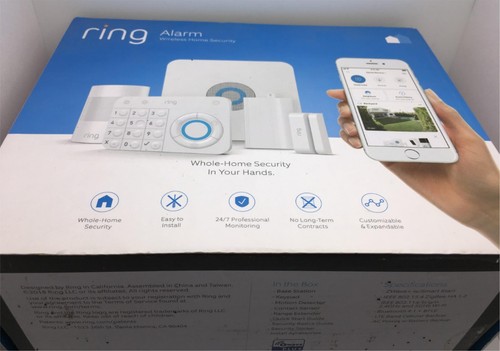 MINT - Ring Alarm Wireless Home Security Kit 1st Gen (4K11S7-0EN0 ...