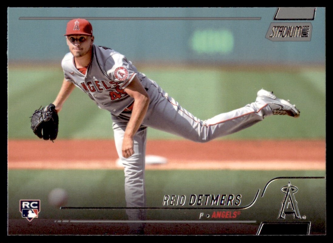 Reid Detmers 2022 Topps Stadium Club Rookie RC Card #208 Angels | eBay