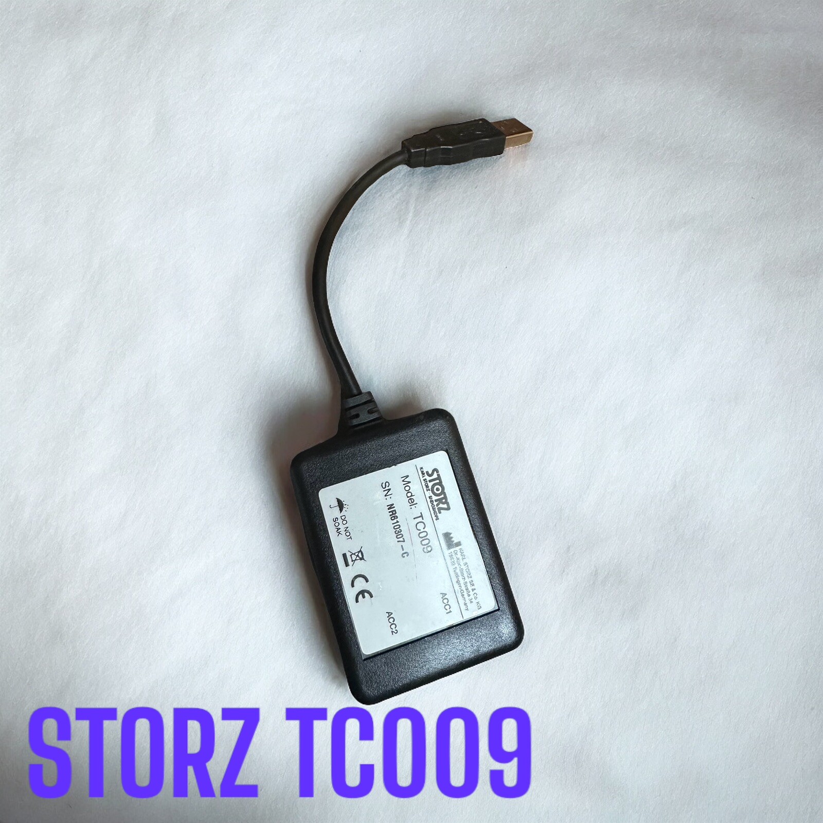Karl Storz TC009 USB to ACC for AIDA Control Console Endoscopy | eBay