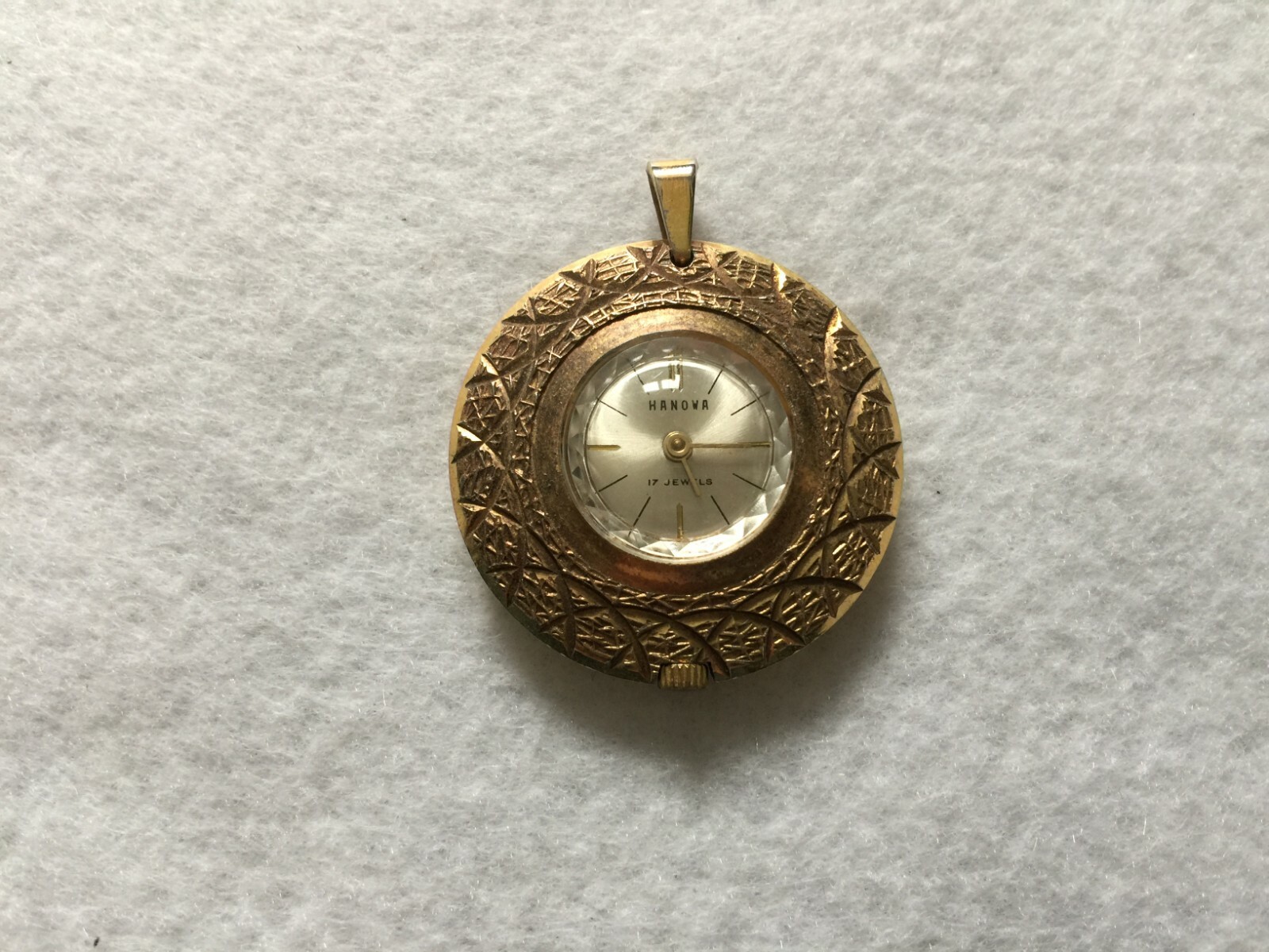 Pretty Swiss Made Hanowa Wind Up Necklace Pendant Watch - Not Working ...