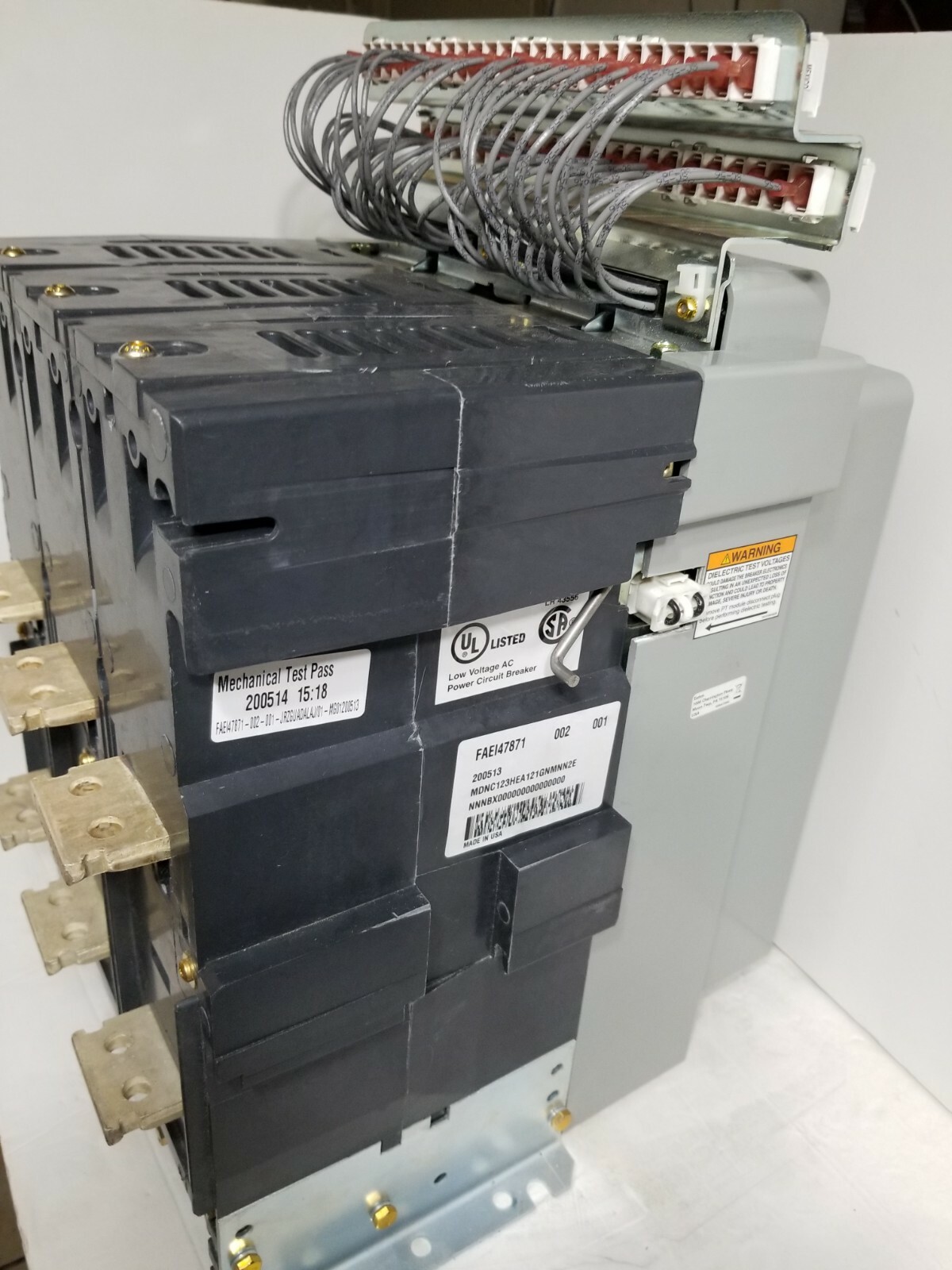 NEW Eaton Magnum DS MDNC12 1200A MDNC123HEA 3P 600V Digitrip 1150 ...