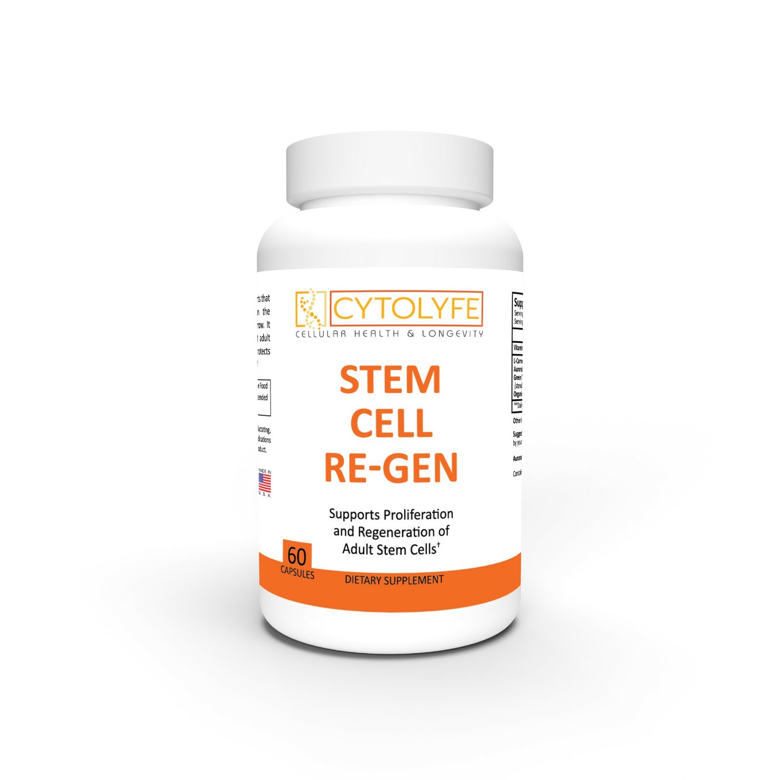 Stem Cell Re-Gen | 60 Caps | Stem Cell Nutrients | Bone Marrow | Immune ...