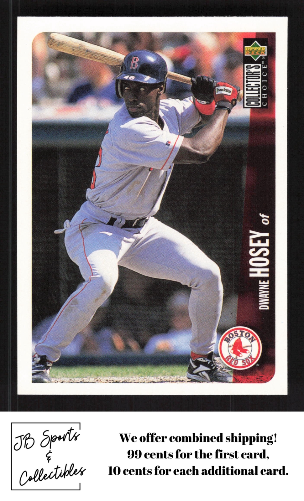 1996 Collector's Choice Dwayne Hosey #473 Boston Red Sox | eBay
