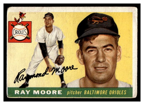 1955 Topps Ray Moore 208 Baltimore Orioles | eBay