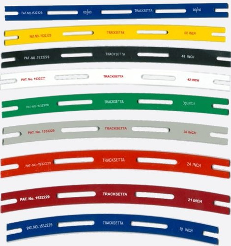 Full set OO/HO Tracksetta Track Laying Templates, straight & curves | eBay