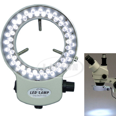 56 LED Stereo Microscope Ring Light Illuminator Adjustable Lamp Bulbs ...