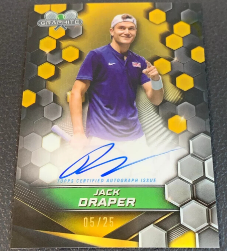 2024 Topps Graphite Tennis Jack Draper Auto Gold /25 | eBay