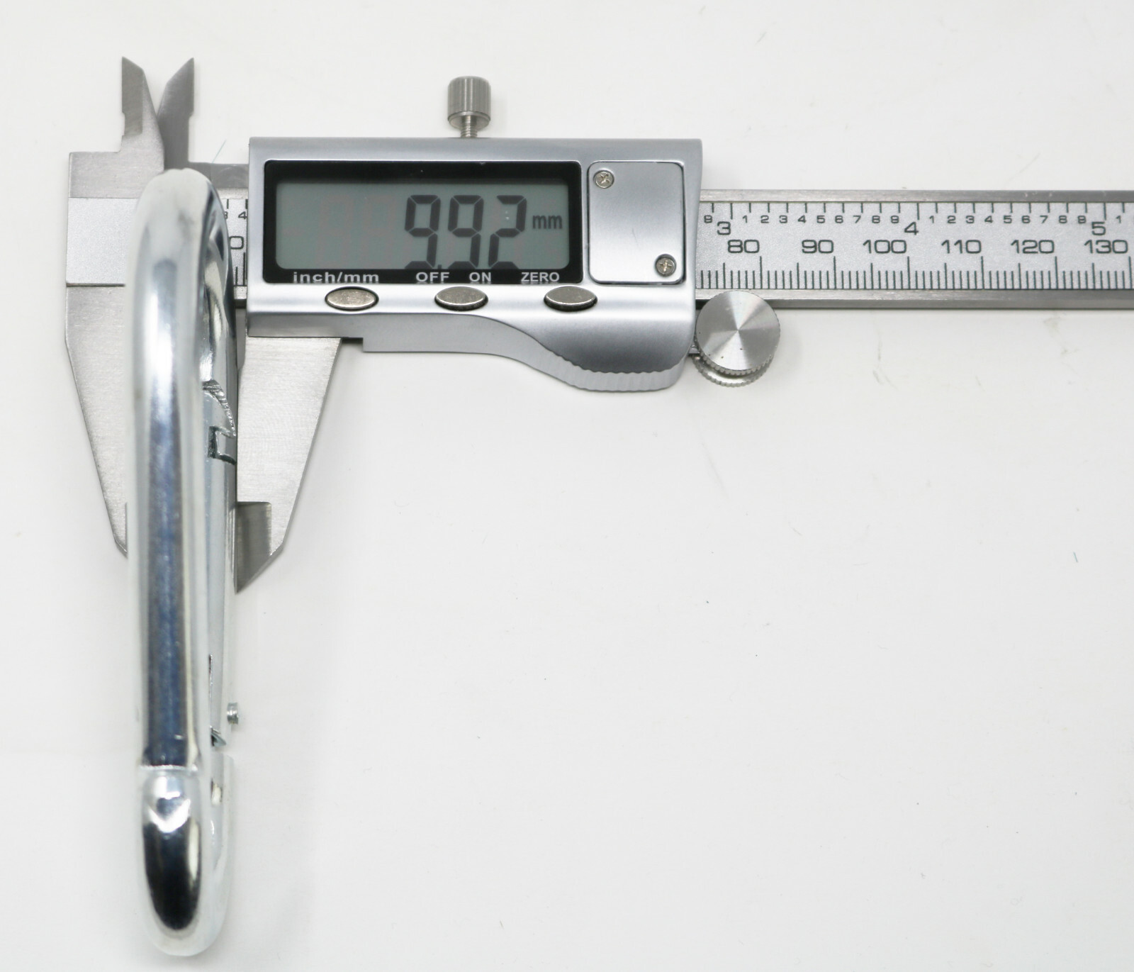 Large 10mm x 100mm Snap Hook Spring Carabina Steel Clip Carabiner ...