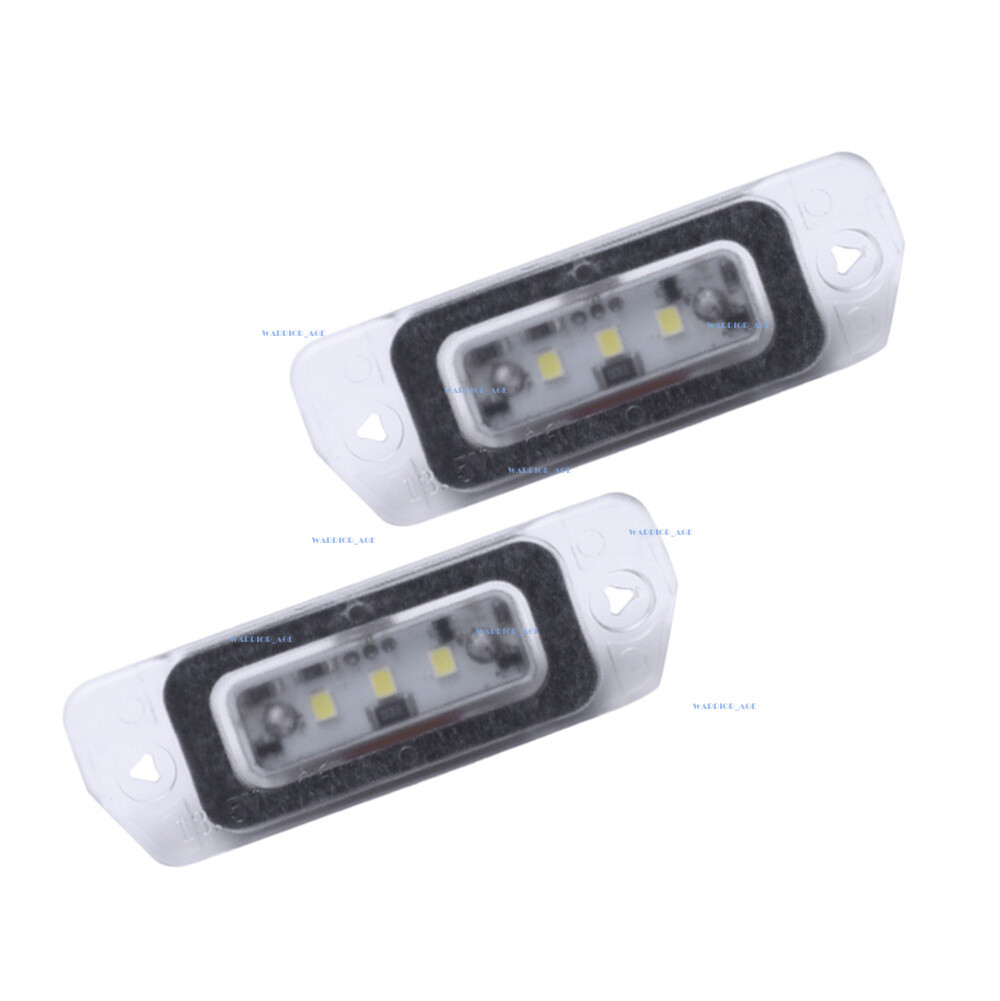 2Pcs License Plate Light LED A2518200166 For Benz ML GL R Class W164 ...