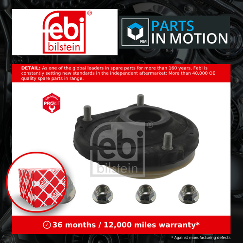 Top Strut Mounting fits FIAT QUBO 225 1.4 Front Right 2008 on 51804748 ...