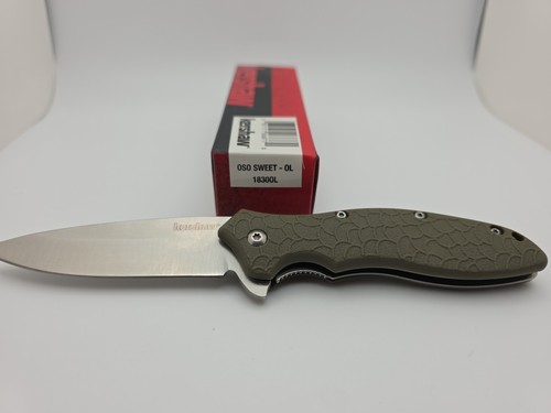 NEW KERSHAW GREEN OSO SWEET OLIVE SPRING ASSISTED SPEEDSAFE OPENING ...