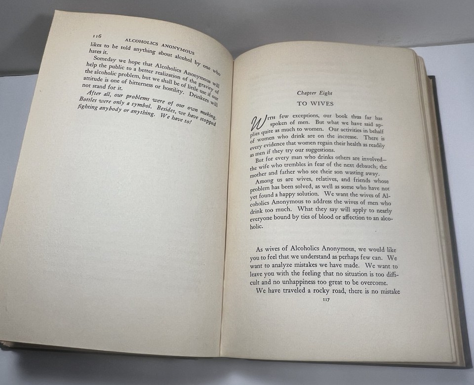 Alcoholic Anonymous Big Book 1st Edition 4th Printing Only 1,500 ...
